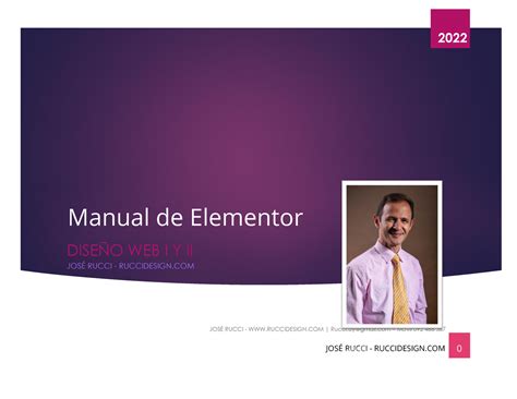 Manual Elementor 2022 Manual De Elementor 2022 Dise—o Web I Y Ii
