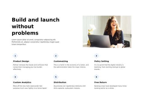 How It Works List With Image And Grid Style Cards Easyfrontend