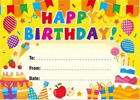 26 Birthday Certificate Templates Psd Eps In Design Publisher Artofit