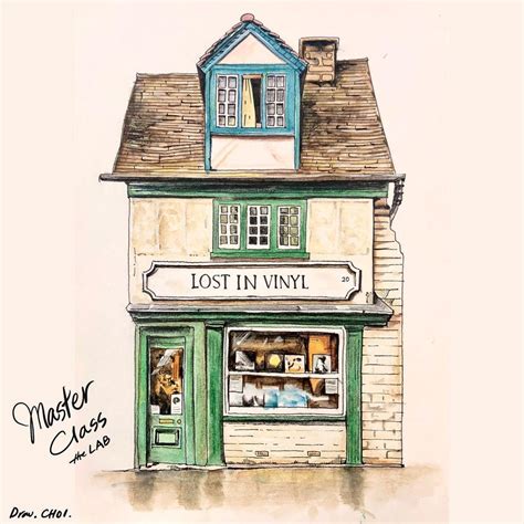 Instagram의 Masterclass Lab님 취미반의 예쁜 어반스케치 평면건물편” 어반스케치 랩미술학원 대치동미술학원 취미미술 마스터클래스 투시드로잉