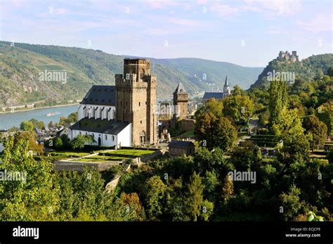 Germany Rhineland Palatinate Oberwesel Castle Of Sch÷nburg The