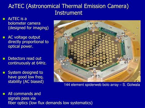 Ppt Surveys Of High Z Galaxies And Galaxy Clusters With Aztec
