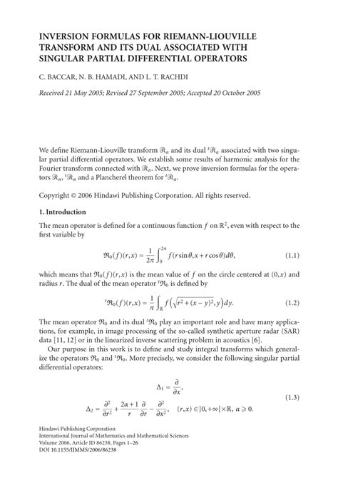 Pdf Inversion Formulas For Riemann Liouville Transform And Its Dual Associated With Singular