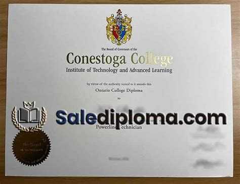 can i order conestoga college certificate online