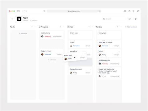 Kanban Board Easykanban By Andrii On Dribbble