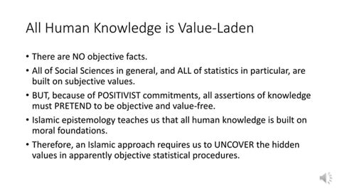 The Illusion Of Objective Knowledge Pptx Islam Religion And Spirituality