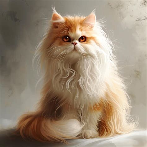 Premium Photo A Cute Cat And Persian Cat