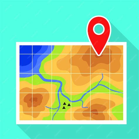 Premium Vector Gps Map Pin Icon Flat Illustration Of Gps Map Pin