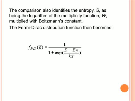Fermi Dirac Basic Part 1 Pptx Physics Science
