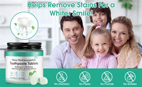 Amazon Com Tablets Toothpaste Tablets Chewable Flouride Free Toothpaste Tabs Travel Sized