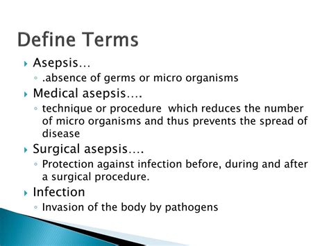 Differences Between Medical And Surgical Asepsis Resami
