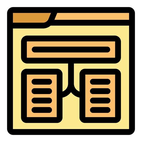 algorithm splitting data into two branches on website page 55587258 vector art at vecteezy