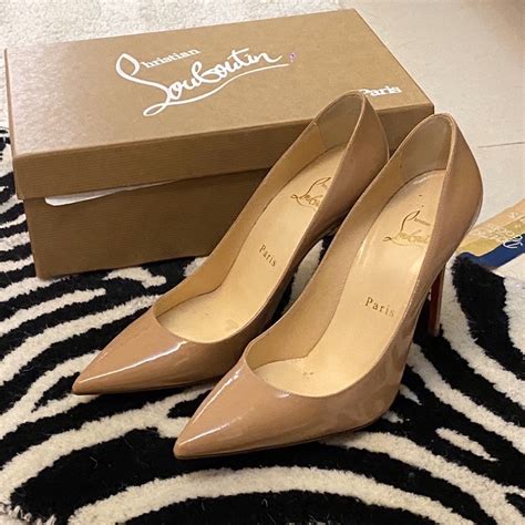 經典款christian Louboutin 氣質裸紅底跟鞋365 蝦皮購物