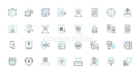 Cybersecurity Measures Linear Icons Set Encryption Firewall Vpn Patching Authentication