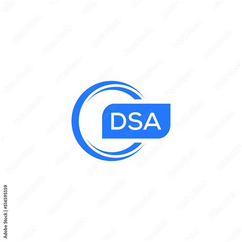 Dsa Letter Design For Logo And Icon Dsa Typography For Technology