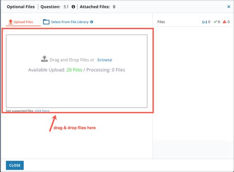 Uploading Documents To Questionnaires Centrl
