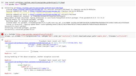 valueerror too many values to unpack expected 2 · issue 695 · pytube pytube · github