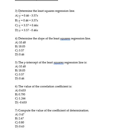 Solved Run Regression Using Excel Data Analysisregression