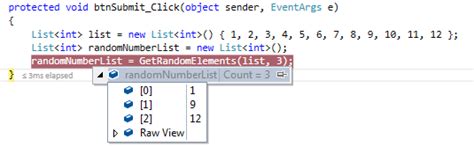 Select Or Generate N Random Numbers Items From List In C
