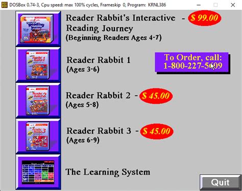 Reader Rabbits Learn To Read Cd Rom Sampler Reader Rabbit Wiki Fandom