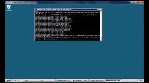 Steps To Create Required Weblogic Client Jar Files Used To Connect To A Weblogic Jms Queue Youtube