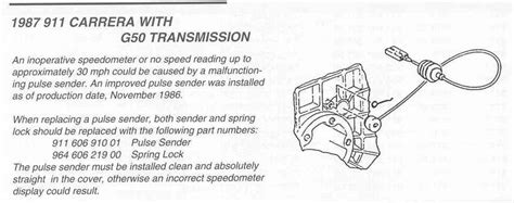 Speedometer Sensor Replacement Pelican Parts Forums