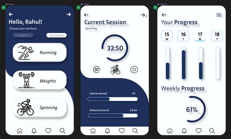 Fitness Tracker App Figma