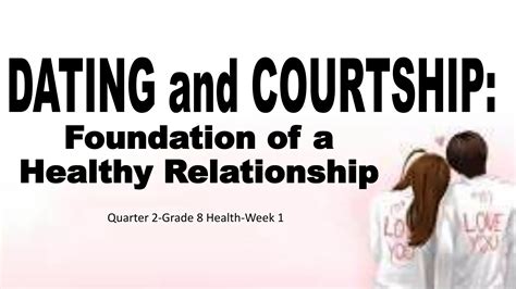 Q2 Health8 Wk1 Datingcourtshippptx