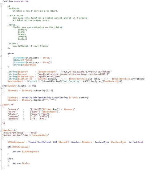 Connectwise Rest Api Final Guide Rpowershell