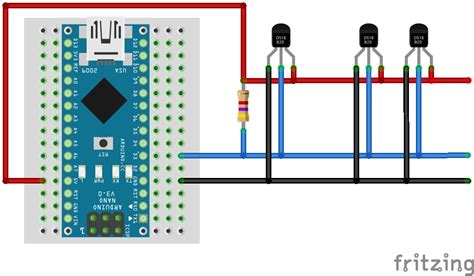 Using The Ds18b20 Temperature Sensor With Arduino Nano Hibit