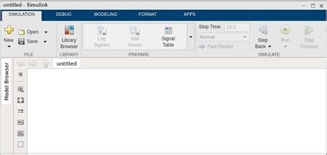 MATLAB Simulink Starting Simulink