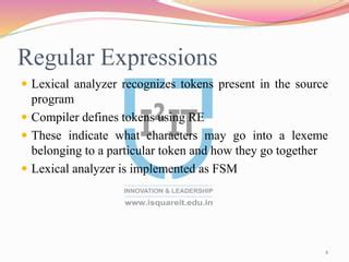 Regular Expressions To Finite Automata PPTX