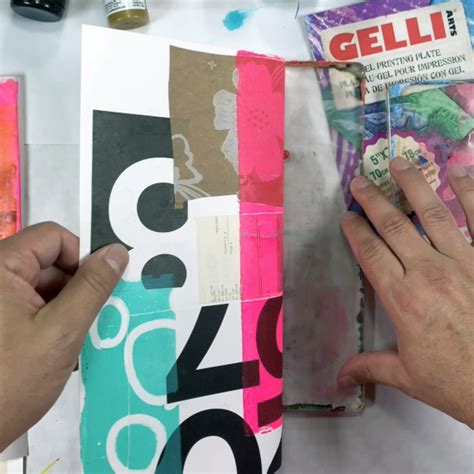 Tutorial Collages On A Gelli Plate — Drew Steinbrecher Art