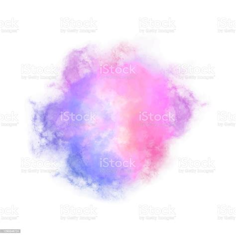 그라데이션 효과가 있는 여러 가지 색의 수채화 스플래시 밝은 화려한 그런지 덩어리 패션 뷰티 포스터 및 배너 그래픽 디자인 밝은 투명 수채화 벡터 원 얼룩 스톡 성운에 대한