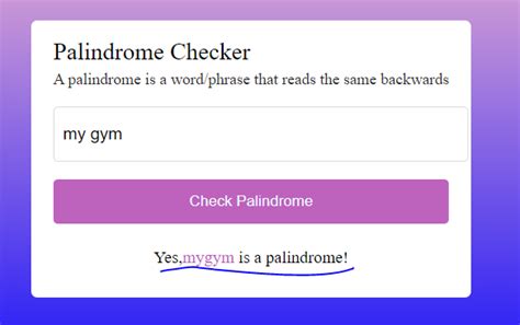 GitHub Marinkiet Palindrome Checker