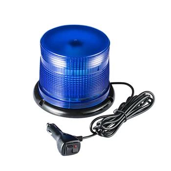 12v Rotating Blue Led Flashing Beacon Warning Light For Police View Red Blue Led Police Lights