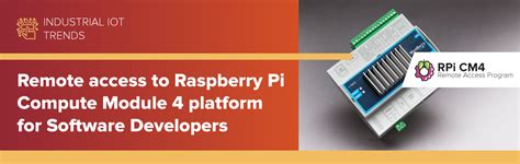 Remote Access To Raspberry Pi Compute Module Platform For Software Developers IoT Industrial