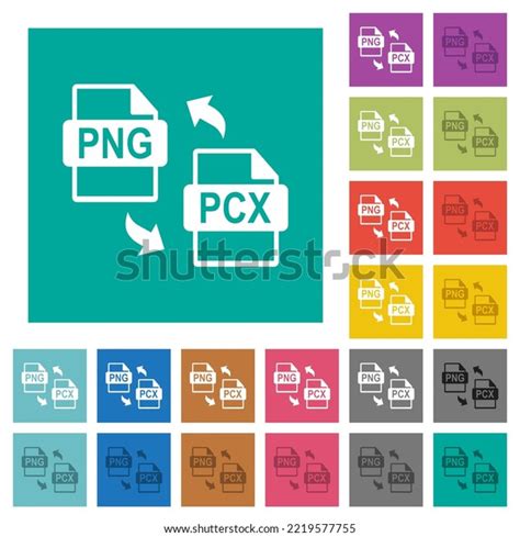 Png Pcx File Conversion Multi Colored Stock Vector Royalty Free 2219577755 Shutterstock