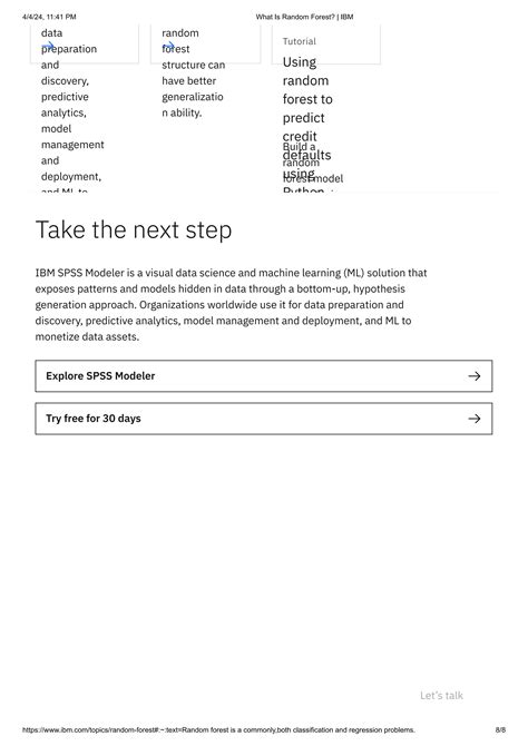What Is Random Forest Analytics Ibmpdf