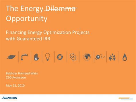 Energy Optimization Management For Industry Pptx