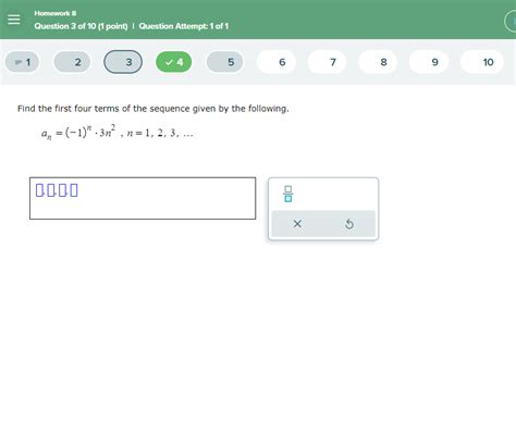 solved 3 ﻿find the first four terms of the sequence given