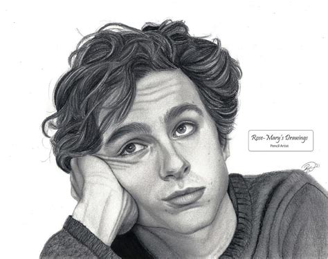 Hi Everyone What Do You Think Of My Drawing Of Timothee Let Me Know😁