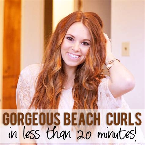 How To Get Natural Looking Beach Curls In Under 20 Minutes Beach Curls Hair Styles Wavy