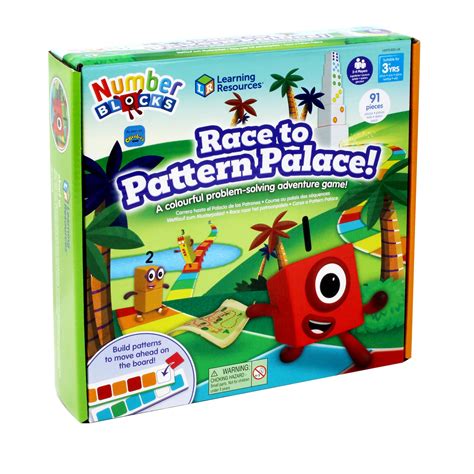 Buy Learning Resources Numberblocks Race To Pattern Palace Board Game