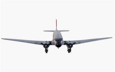 Douglas Dc 3 C 47 Plane 3d Model