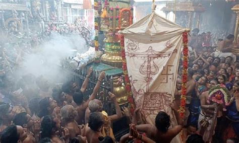 Ani Thirumanjana Ceremony At Chidambaram Nataraja Temple Chariot On 11th And Mahabhishekam On