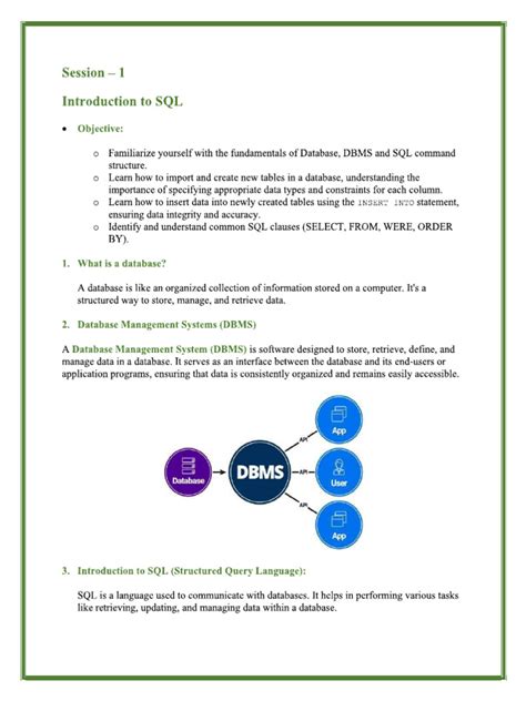 Sql Session 01 Manual Pdf