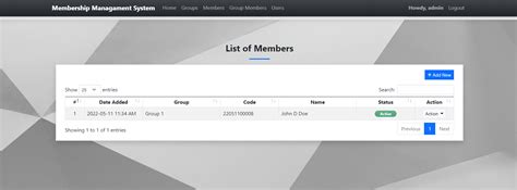 Simple Membership System In Python Using Django Free Source Code