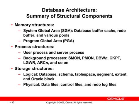 Oracle Architecture Ppt PPTX