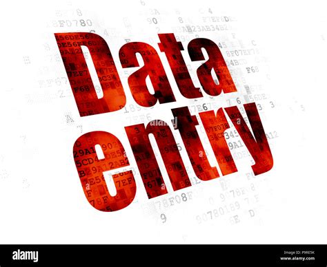 Data Entry Database Information Cut Out Stock Images And Pictures Alamy